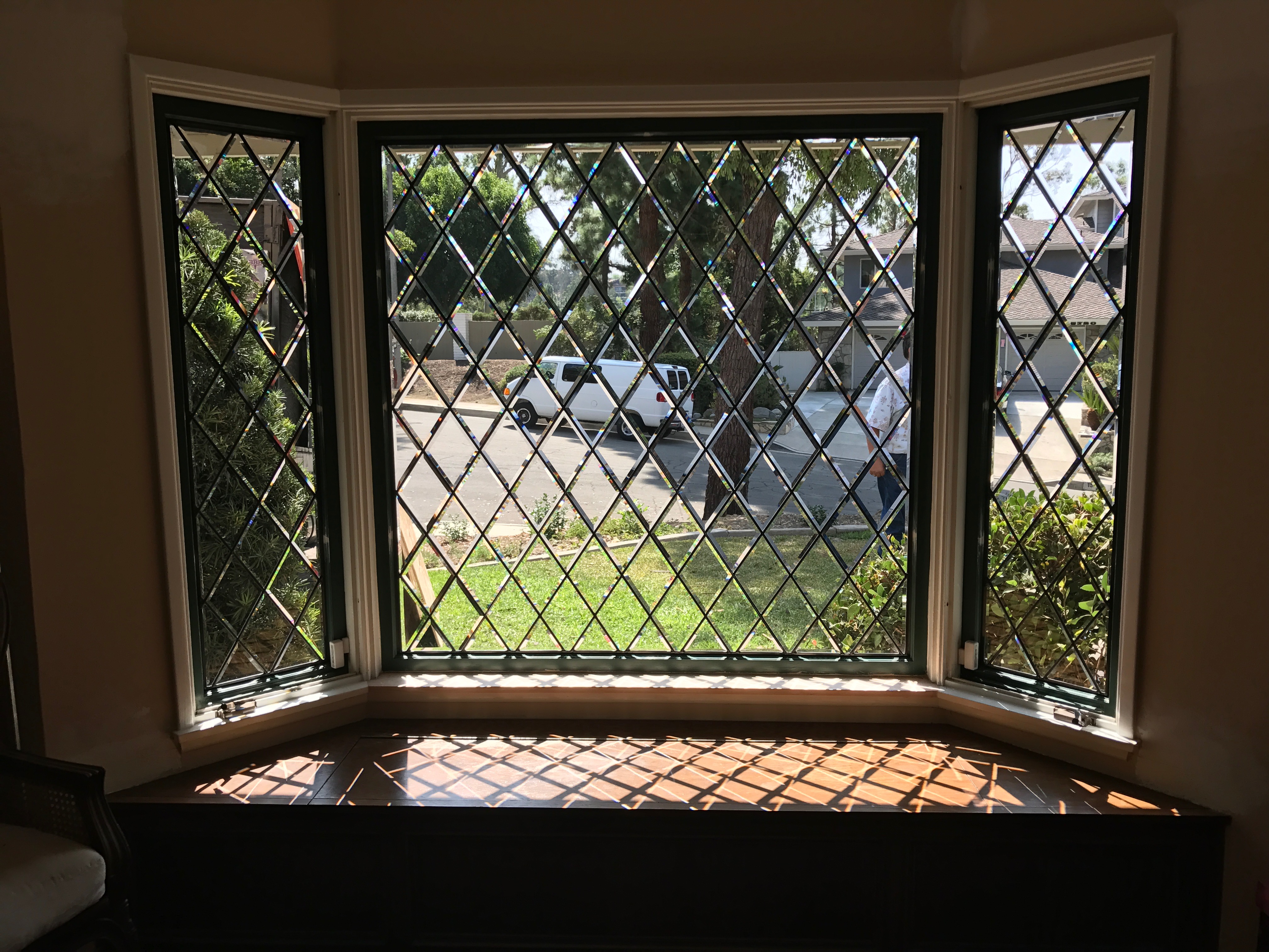 Beveled Diamonds - Celinder's Glass Design